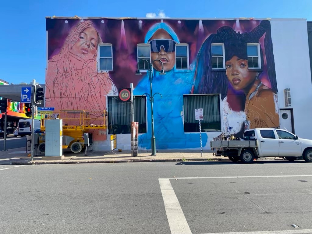 Stunning Mural in Brisbane - All Access Hire